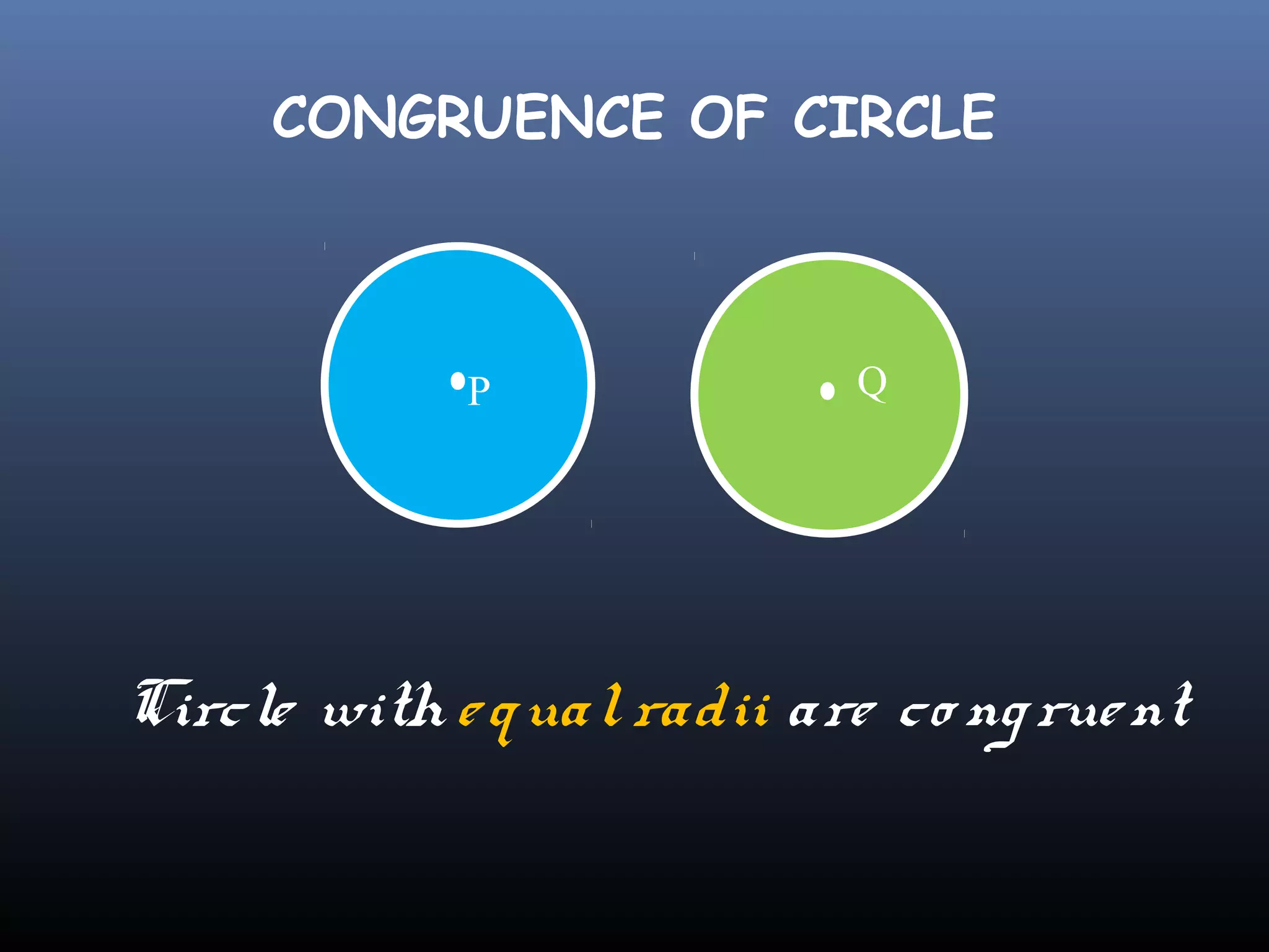 Congruence line,angle,triangles,rectangle-circle etc | PPT