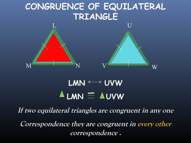 Congruence line,angle,triangles,rectangle-circle etc | PPT | Physics ...