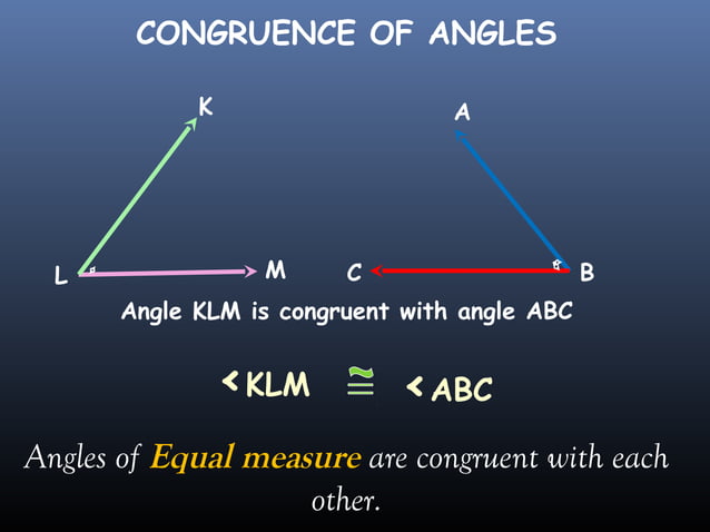 Congruence line,angle,triangles,rectangle-circle etc | PPT | Physics ...