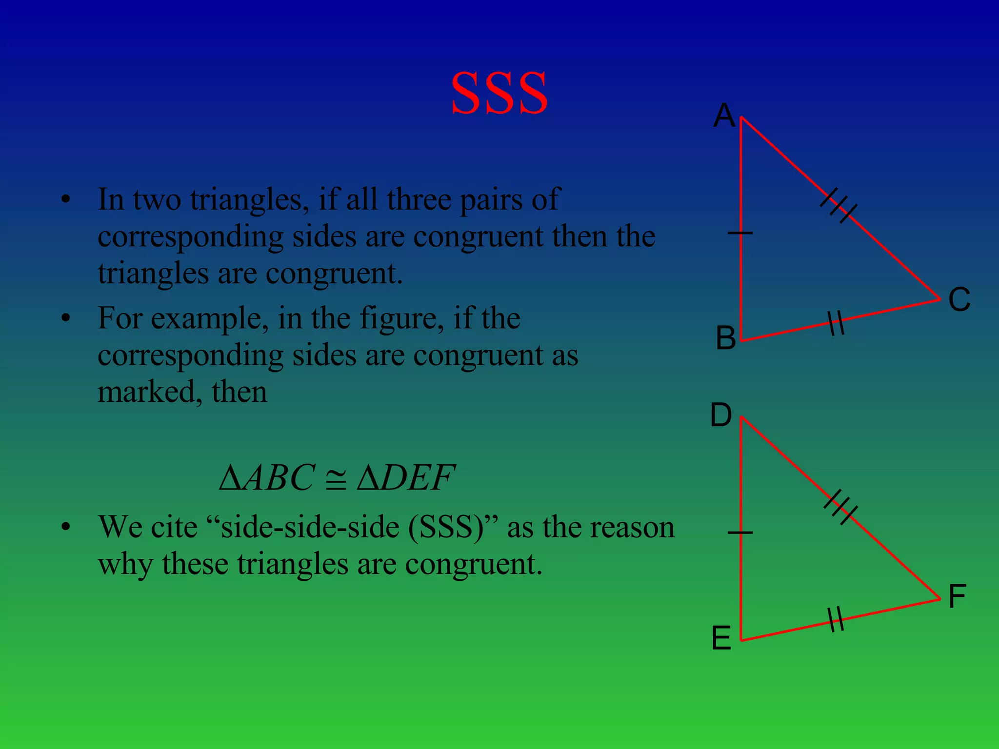 Congruence Shortcuts Notes | PPT
