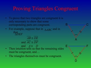 Congruence Shortcuts Notes | PPT
