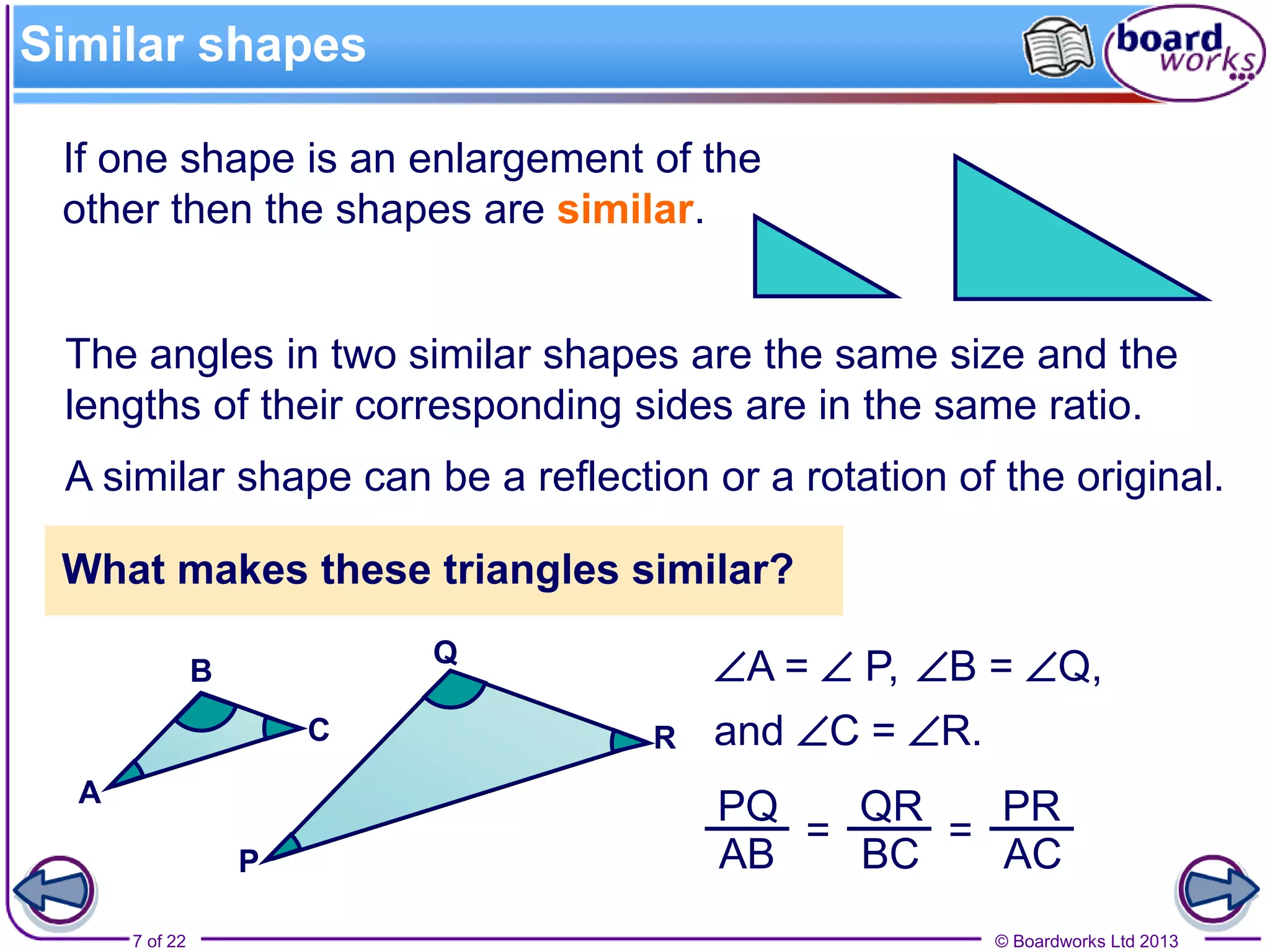 Congruence and similarity | PPTX