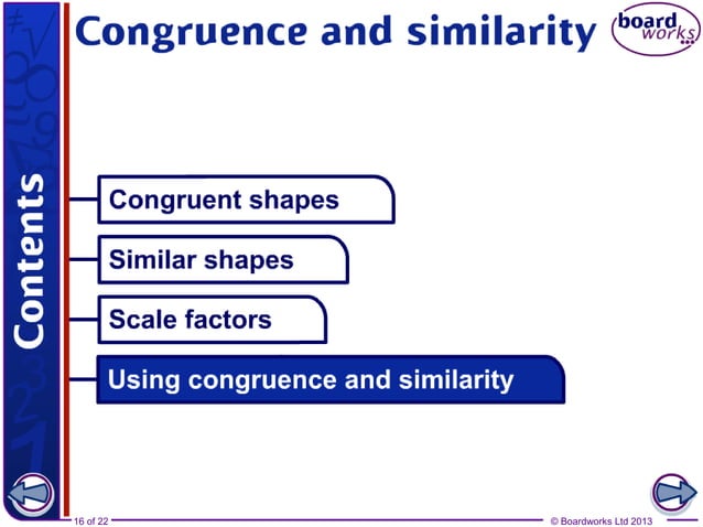 Congruence and similarity | PPTX