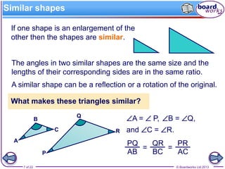 Congruence and similarity | PPTX