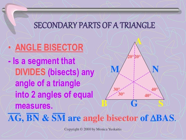 Congruence of a triangles