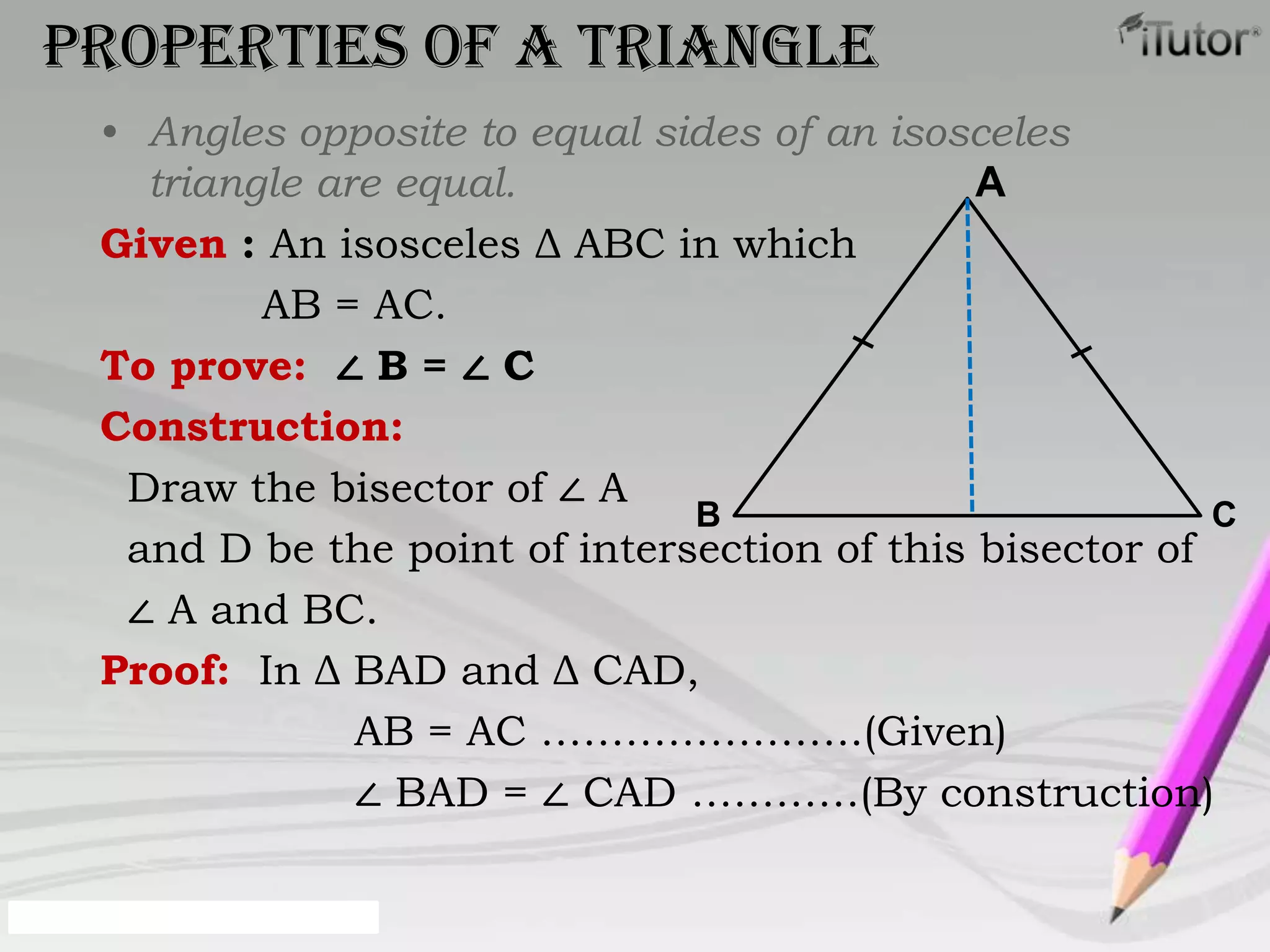 Congruence of Triangle | PPTX