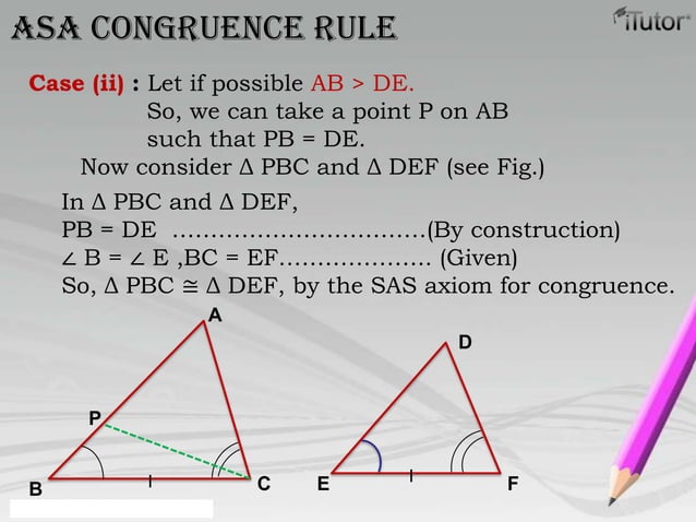 Congruence of Triangle | PPTX