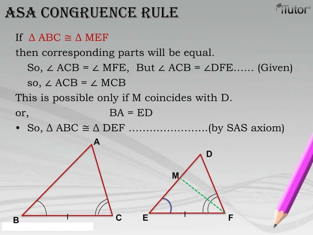 Congruence of Triangle