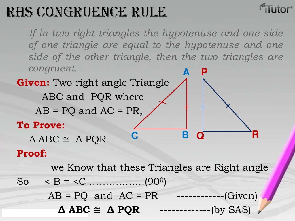 Congruence of Triangle
