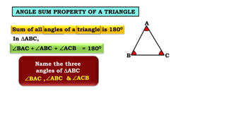 Congruence of Triangle 1.pptx Maths, Triangles for GRADE 8 | PPTX