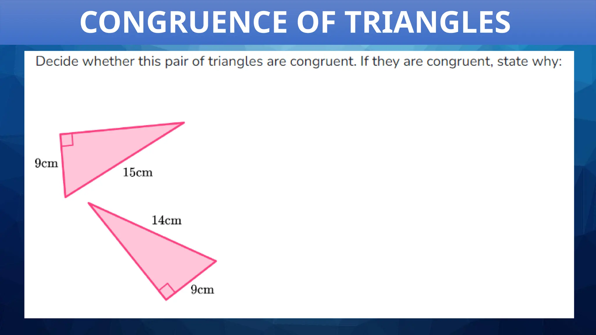 Class 7 CONGRUENCE OF TRIANGLES mathematics | PPTX