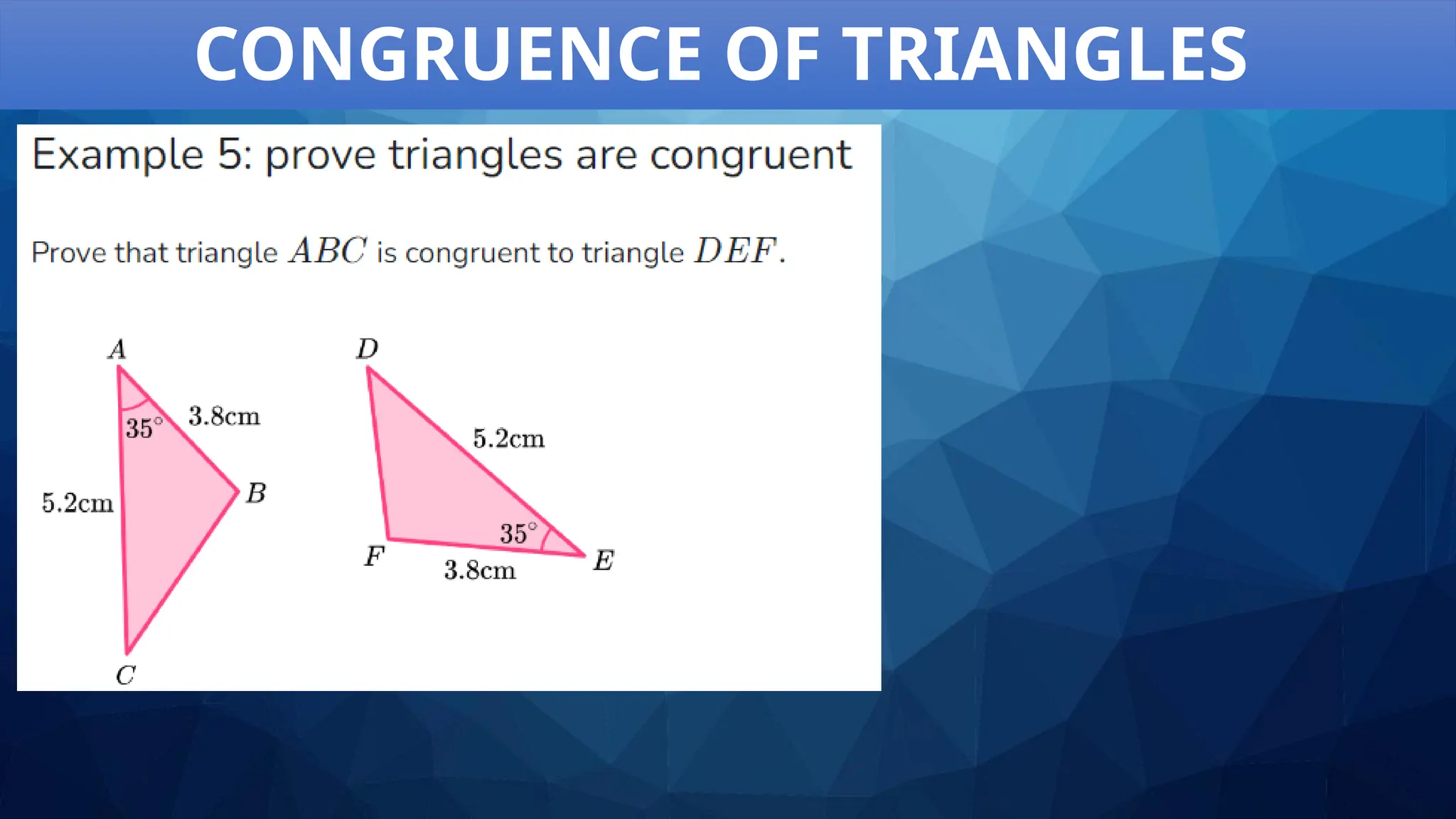 Class 7 CONGRUENCE OF TRIANGLES mathematics | PPTX