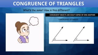 Class 7 CONGRUENCE OF TRIANGLES mathematics | PPTX
