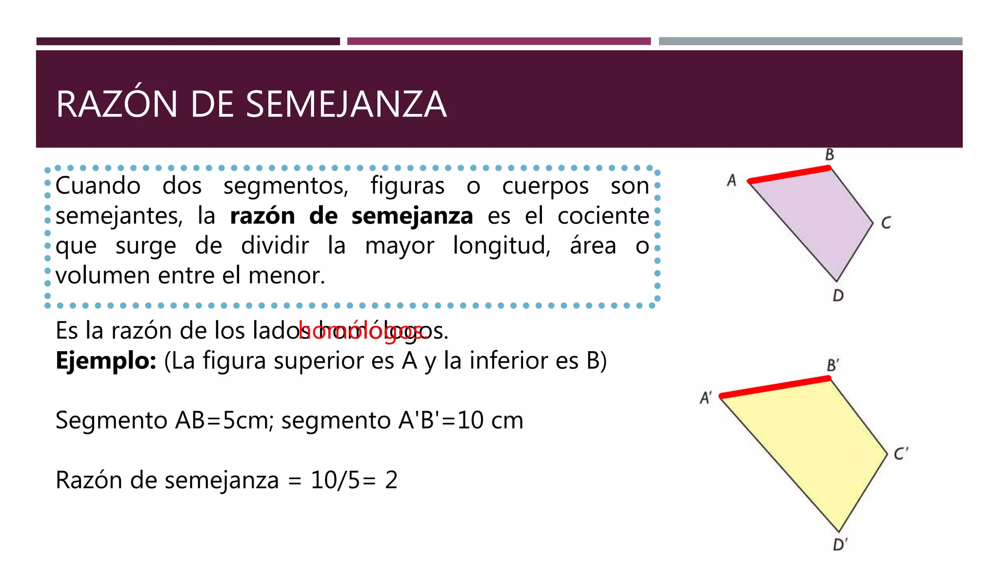 Congruencia y semejanza | PPTX