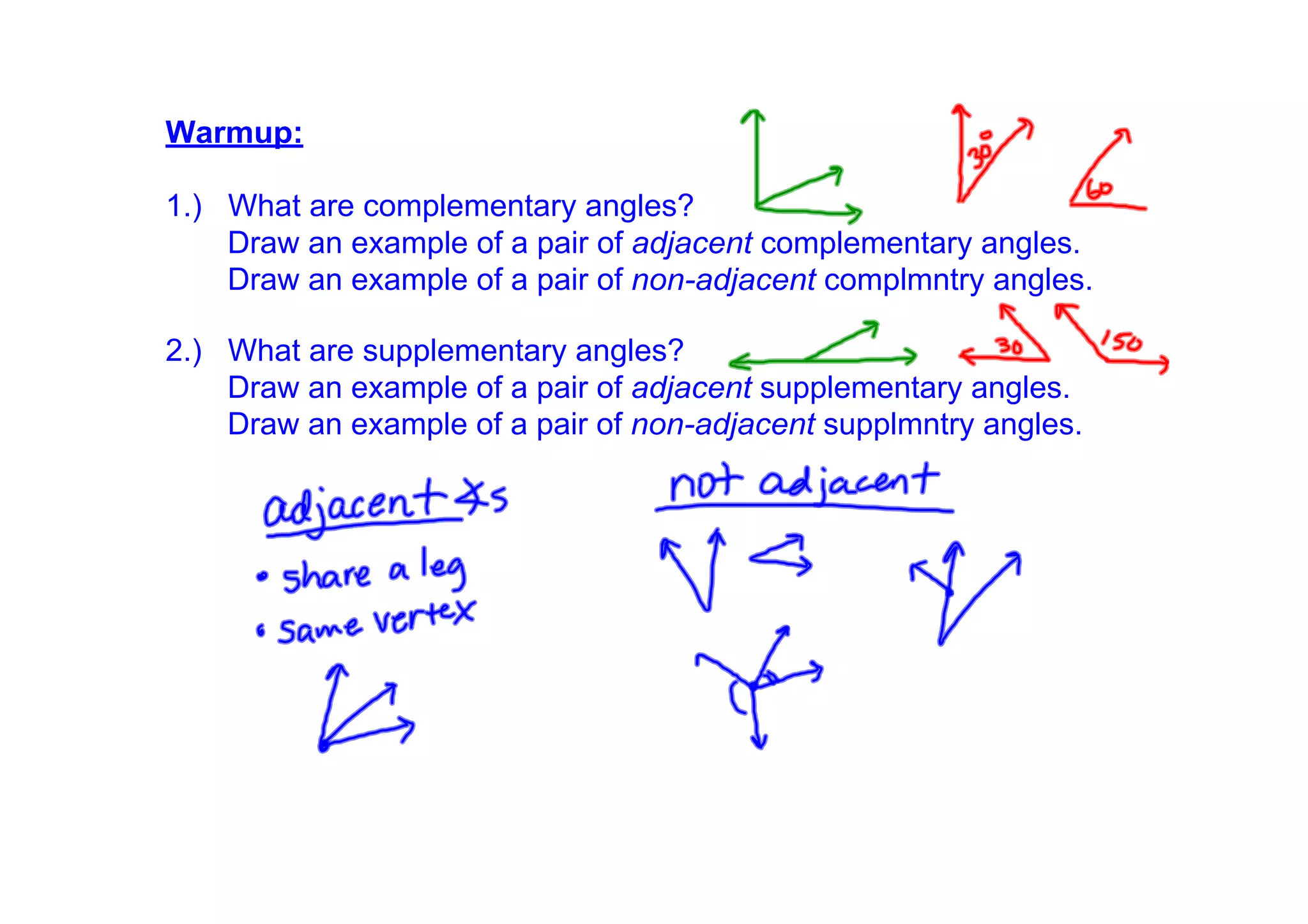 Congruent Complements and Supplements | PDF