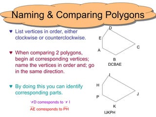 ElementarythirdquarterCongruent Polygons.ppt