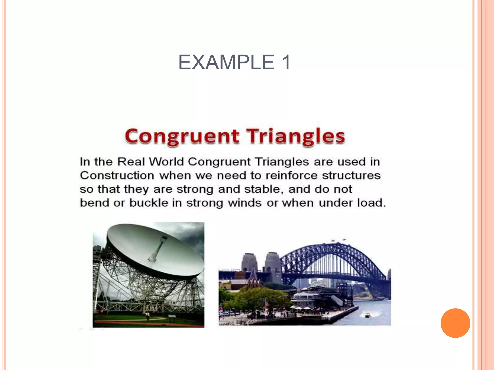 Congruent Angles Examples In Real Life