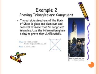 Congruent Real Life Examples