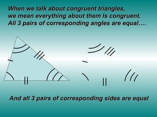 Congruent triangles | PPT
