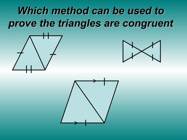 Congruent triangles | PPT