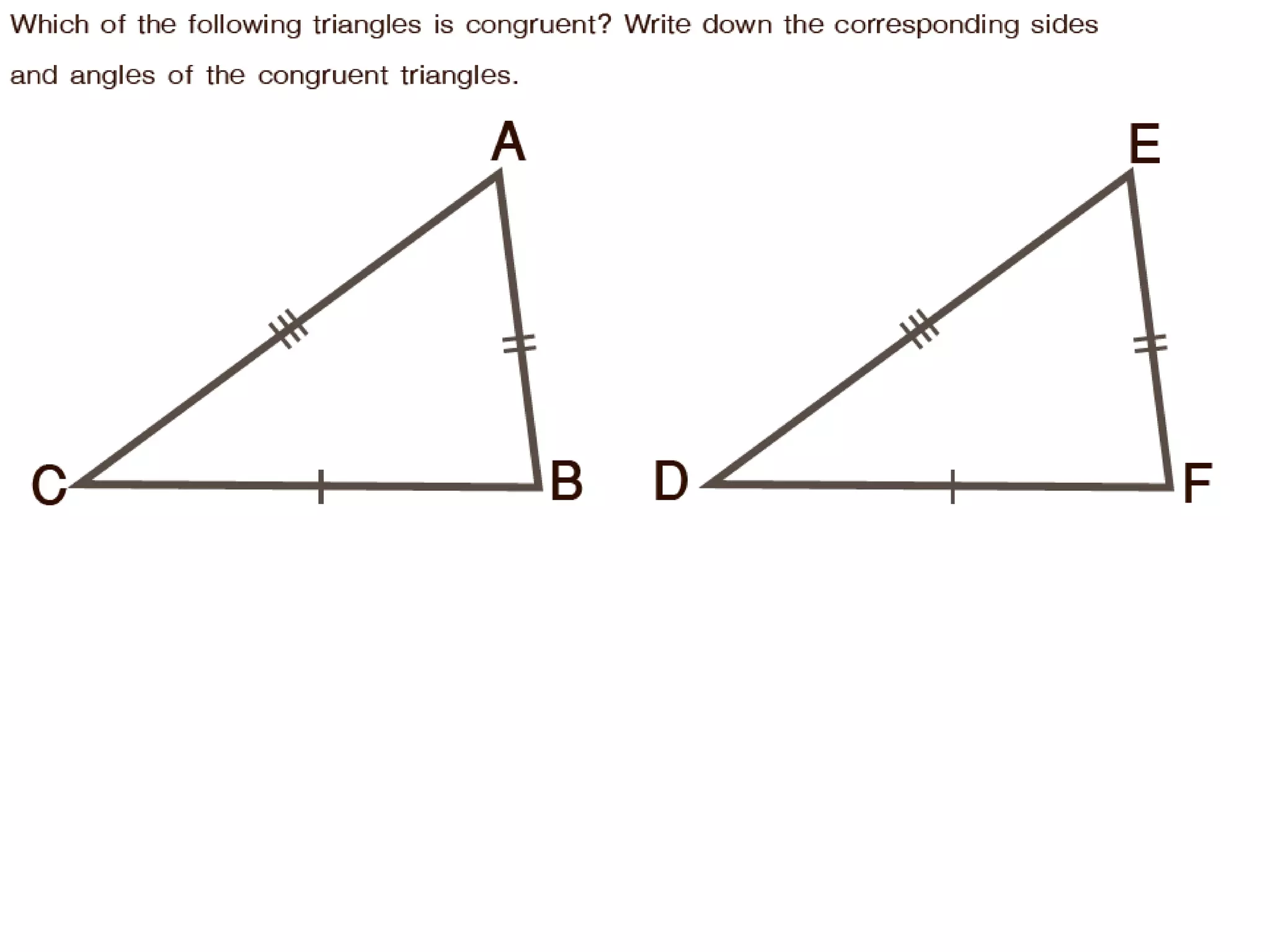 Congruent Triangles | PPTX