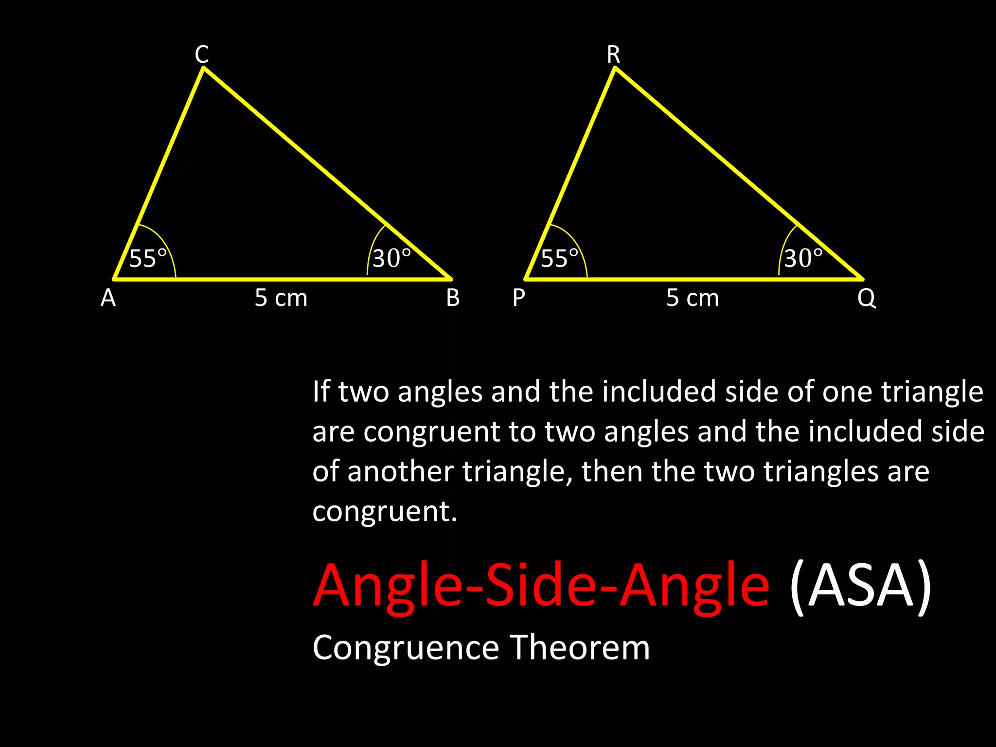 Congruent Triangles | PPTX