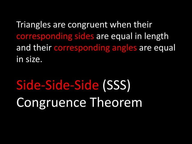 Congruent Triangles | PPT