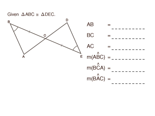 Congruent Triangles | PPT
