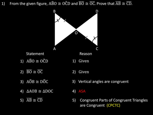 Congruent Triangles | PPT