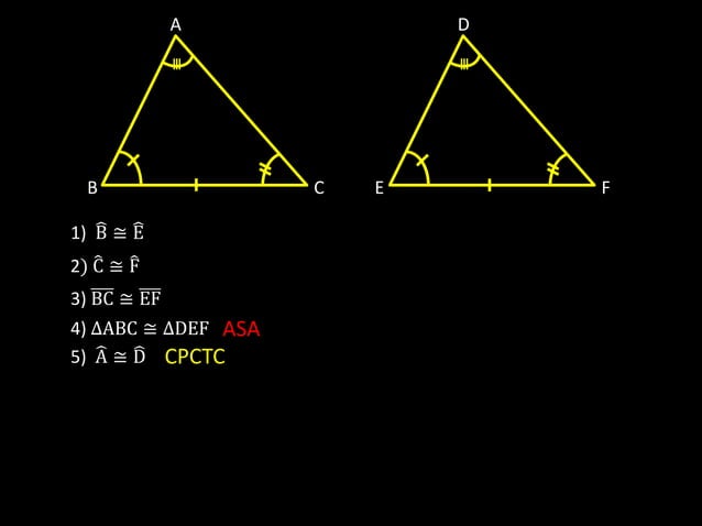 Congruent Triangles | PPT