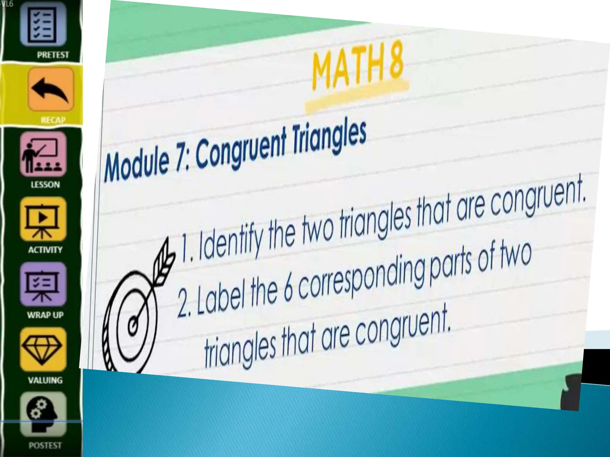 Math 8 Quarter 3 Topic: CONGRUENT TRIANGLES | PPTX