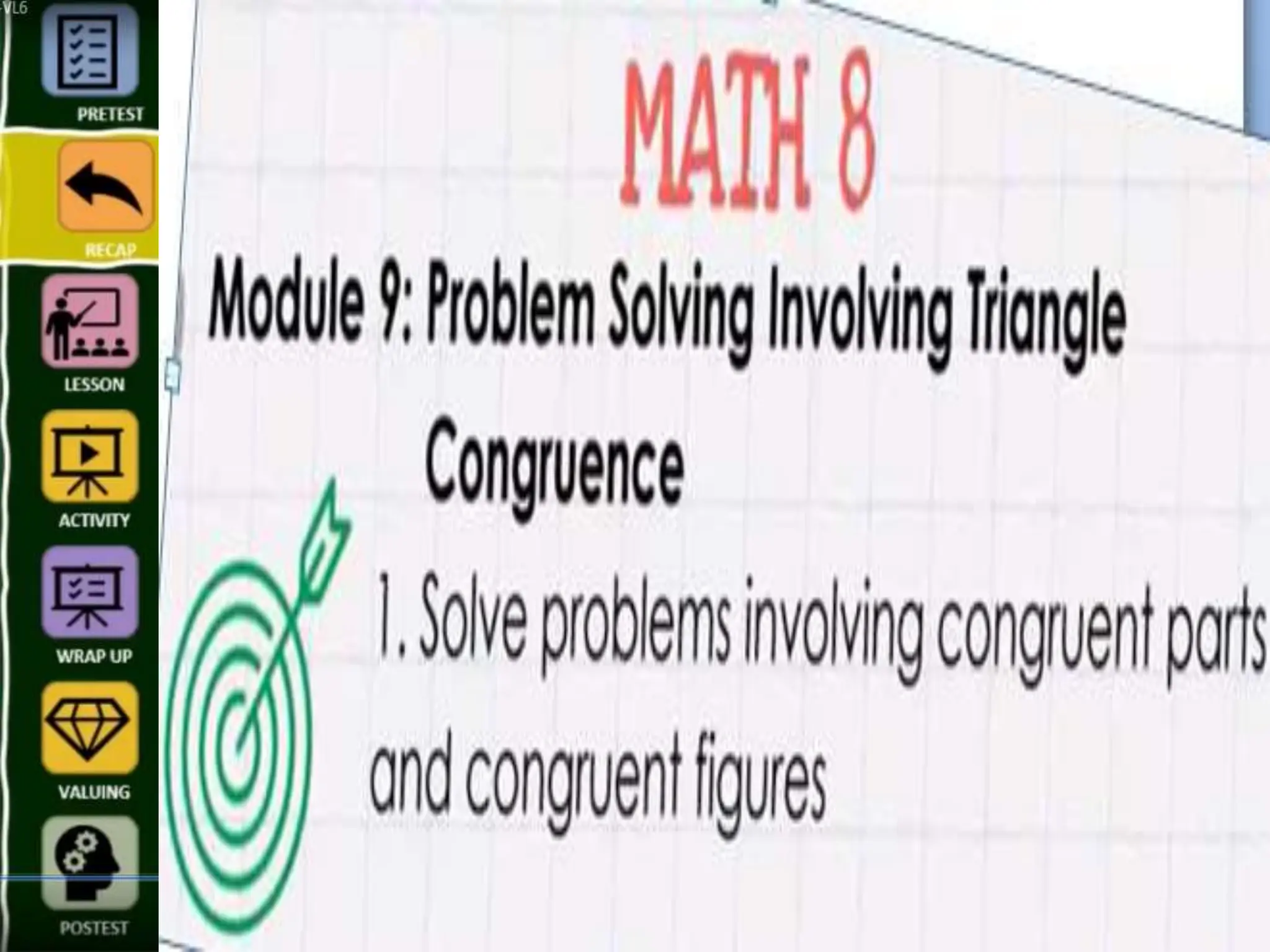 Math 8 Quarter 3 Topic: CONGRUENT TRIANGLES | PPTX