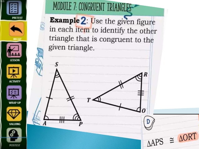 Math 8 Quarter 3 Topic: CONGRUENT TRIANGLES | PPTX | Physics | Science
