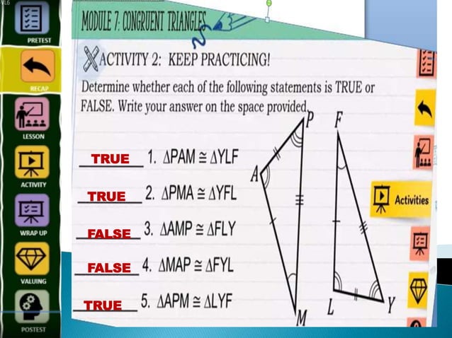 Math 8 Quarter 3 Topic: CONGRUENT TRIANGLES | PPTX | Physics | Science
