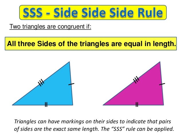 Congruent Triangles