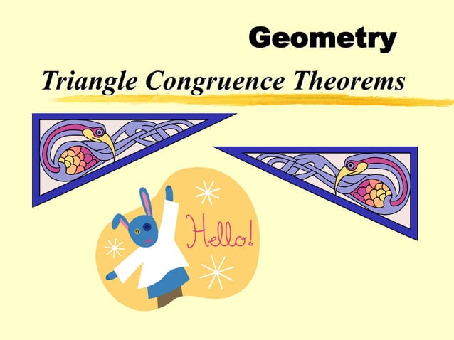 Congruent triangles theorem | PPSX | Science