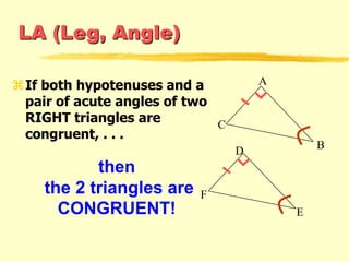 Right Angle Congruence Theorem