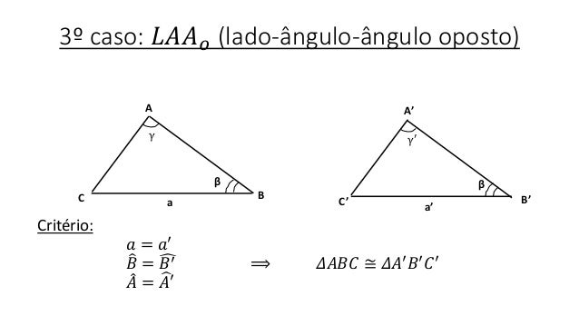 Congruência e Semelhança de Triângulos