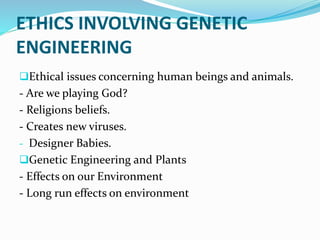 basic concept of genetic enegineering | PPT