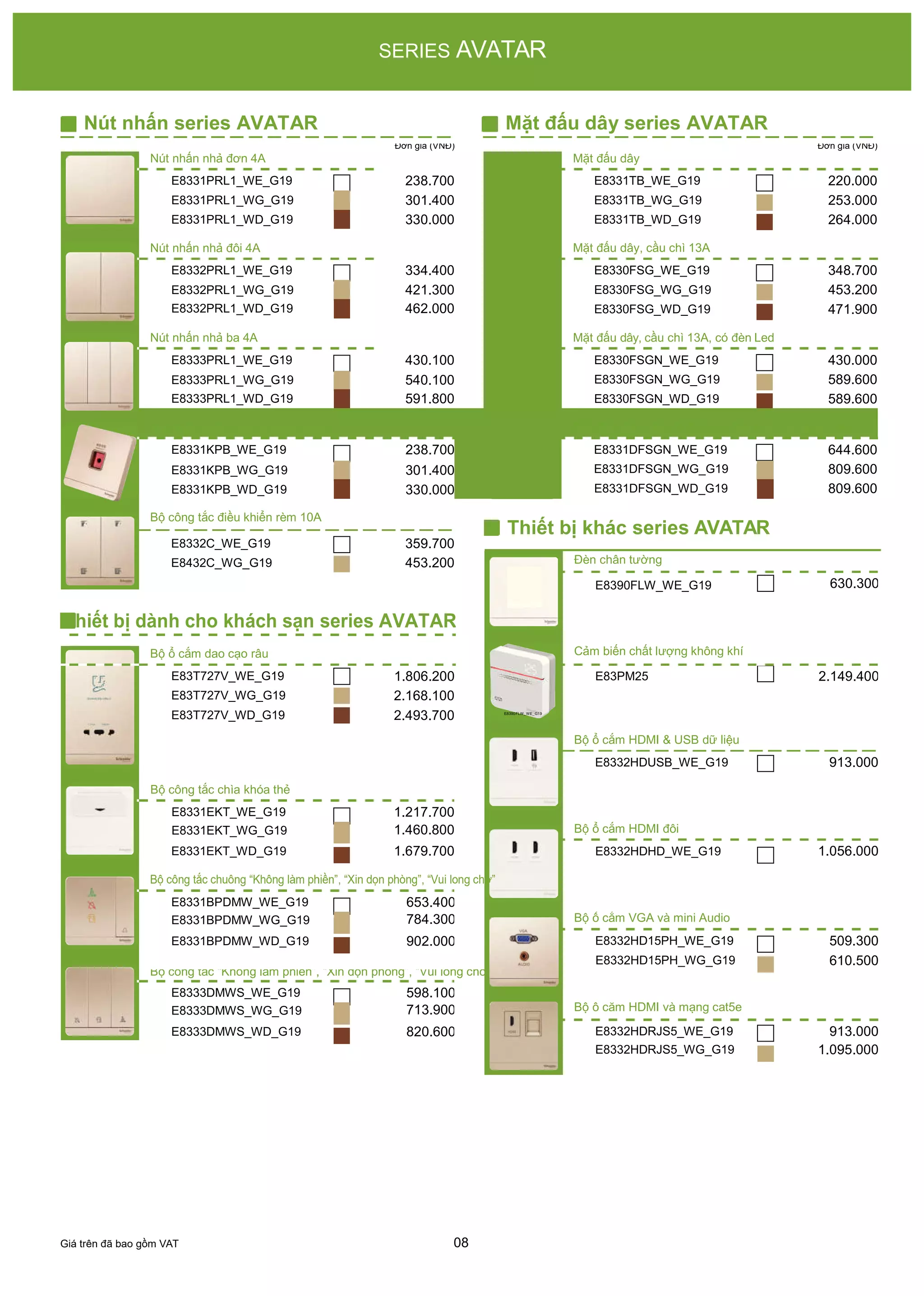 Cong tac o cam schneider t12 2018 - premium | PDF