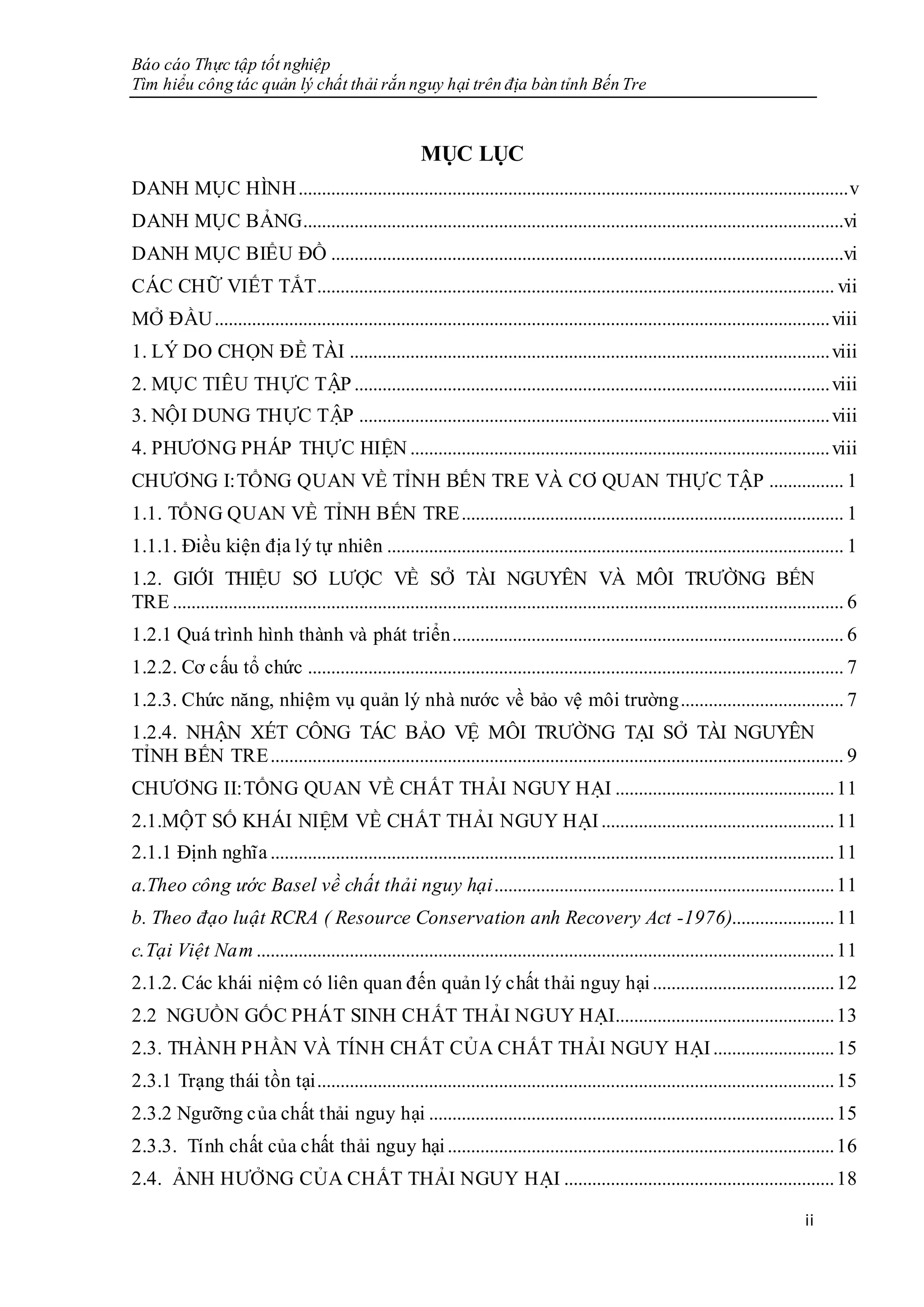 Công tác quản lý, thu gom, vận chuyển và xử lý chất thải nguy hại trên ...