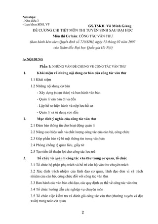 Cong tac van thu | DOC