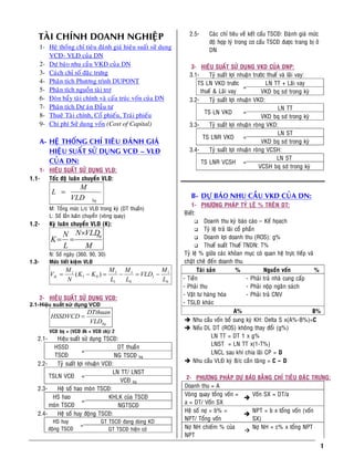 Cong thuc tcdn | PDF