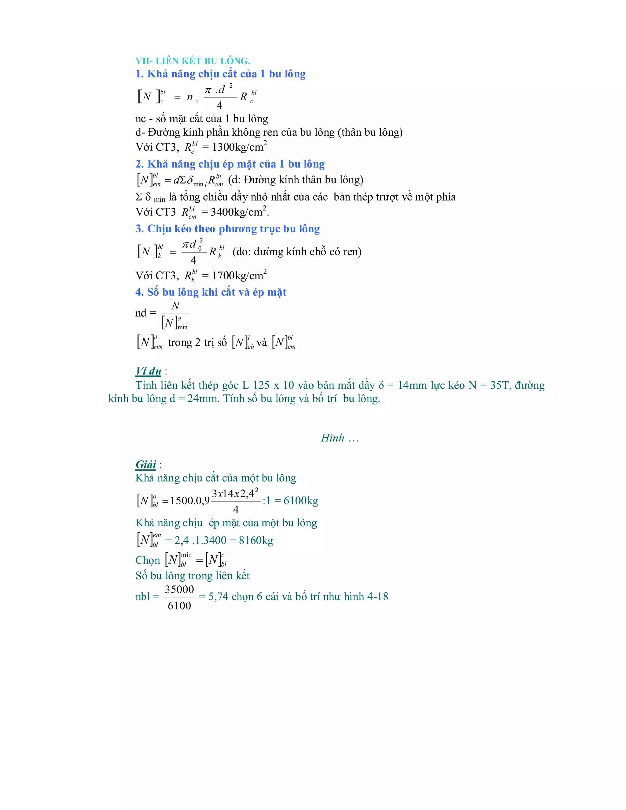Cong thuc tinh toan ket cau thep | PDF