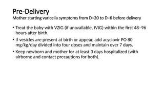 Cong Varicella Syndrome Presentation 123 | PPTX