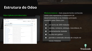 Conhecendo a estrutura do Odoo | PPT