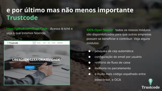 Conhecendo a estrutura do Odoo | PPT