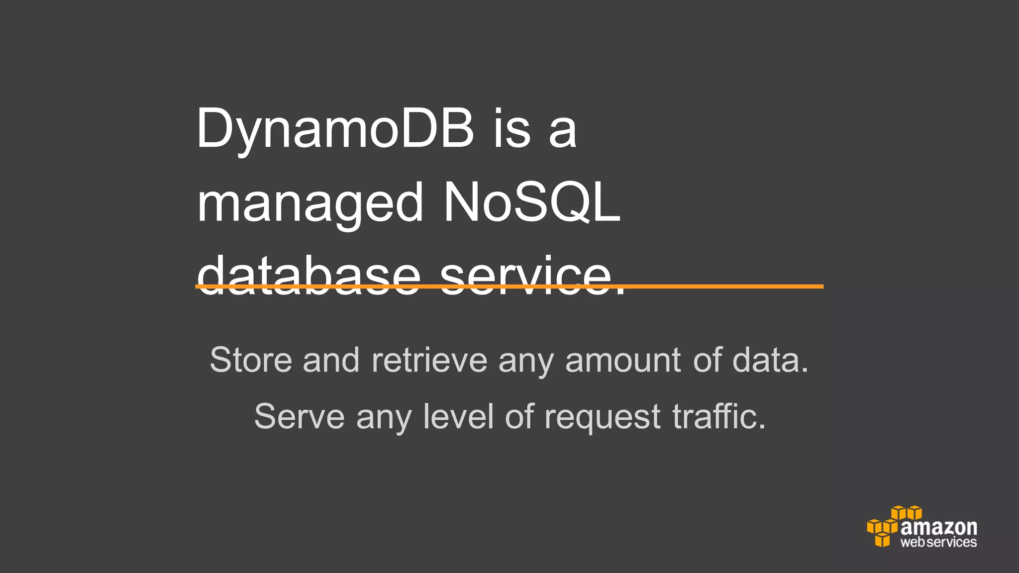 Conhecendo o DynamoDB | PPT