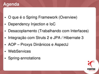 Conhecendo Spring Framework | PPT