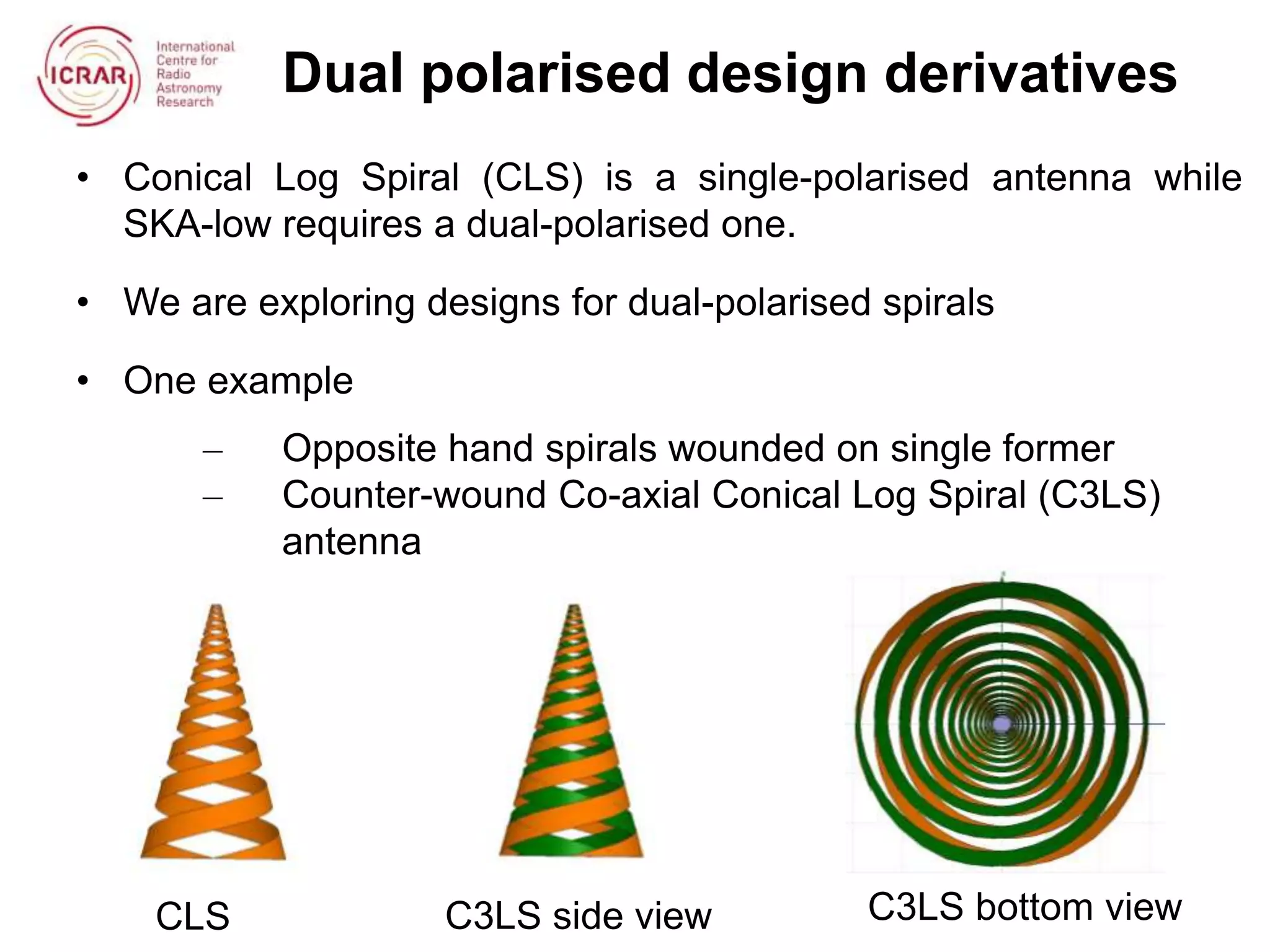 Conical spiral antennas | PPT
